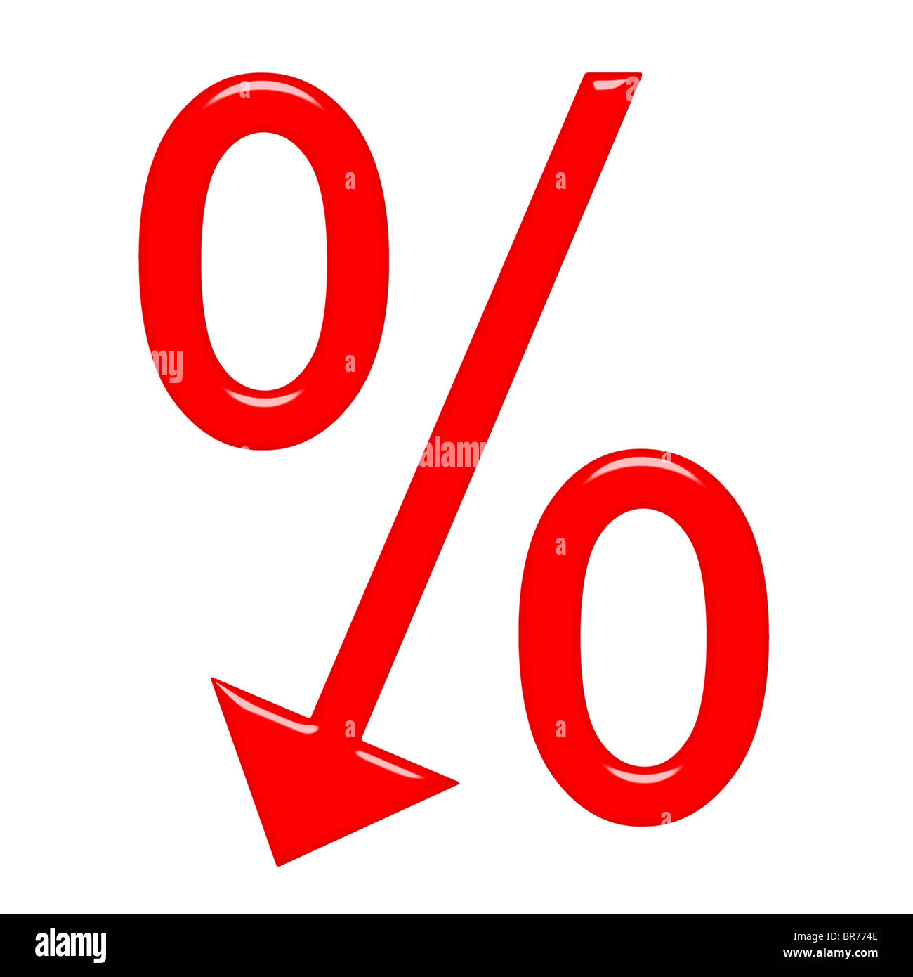 Percentage symbol 3d Cut Out Stock Images & Pictures - Alamy