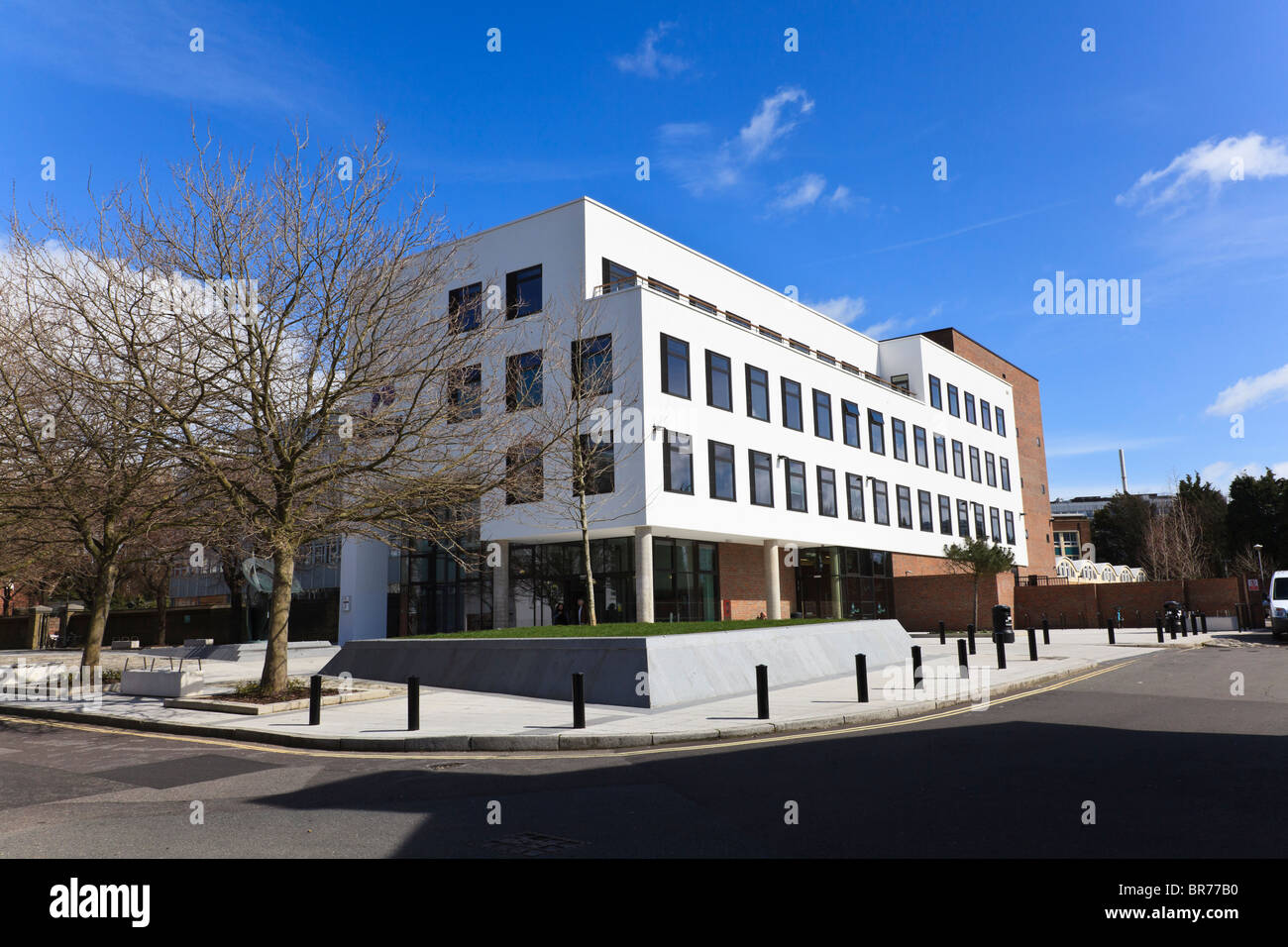 University of Portsmouth Buildings, in the historic center of ...