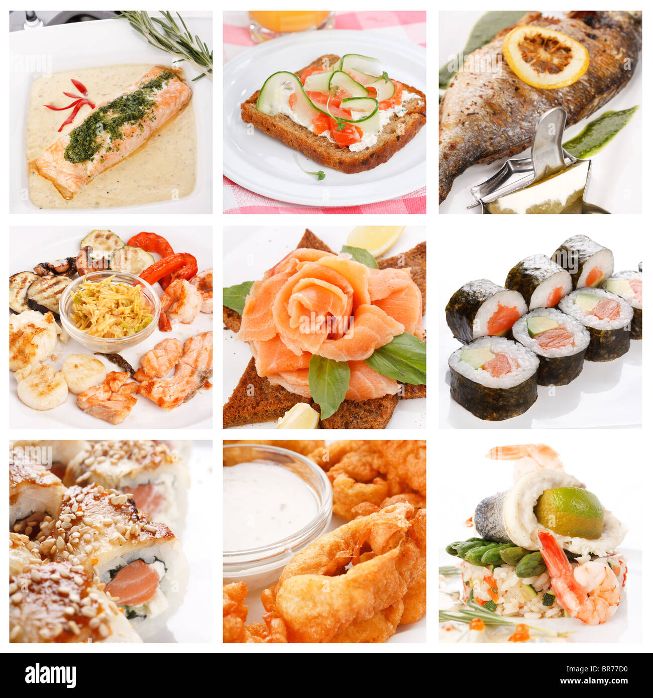 set of different dishes Stock Photo - Alamy