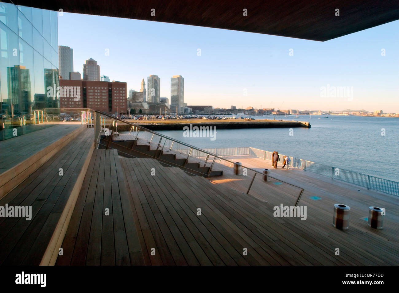 Boston's Institute of Contemporary Art. The east water-facing facade of ...