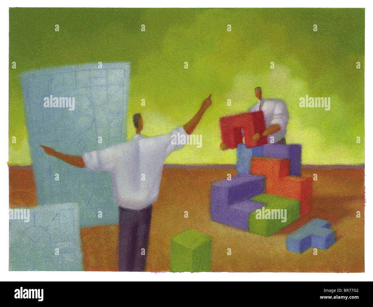 Build build build cartoon hi-res stock photography and images - Alamy