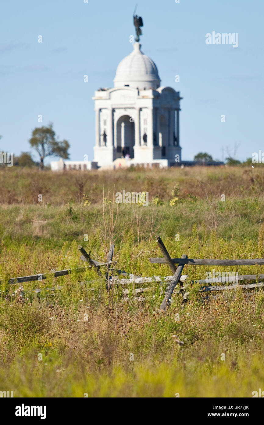 Pennsylvania monument, Cemetery Ridge, Civil War Battlefield ...