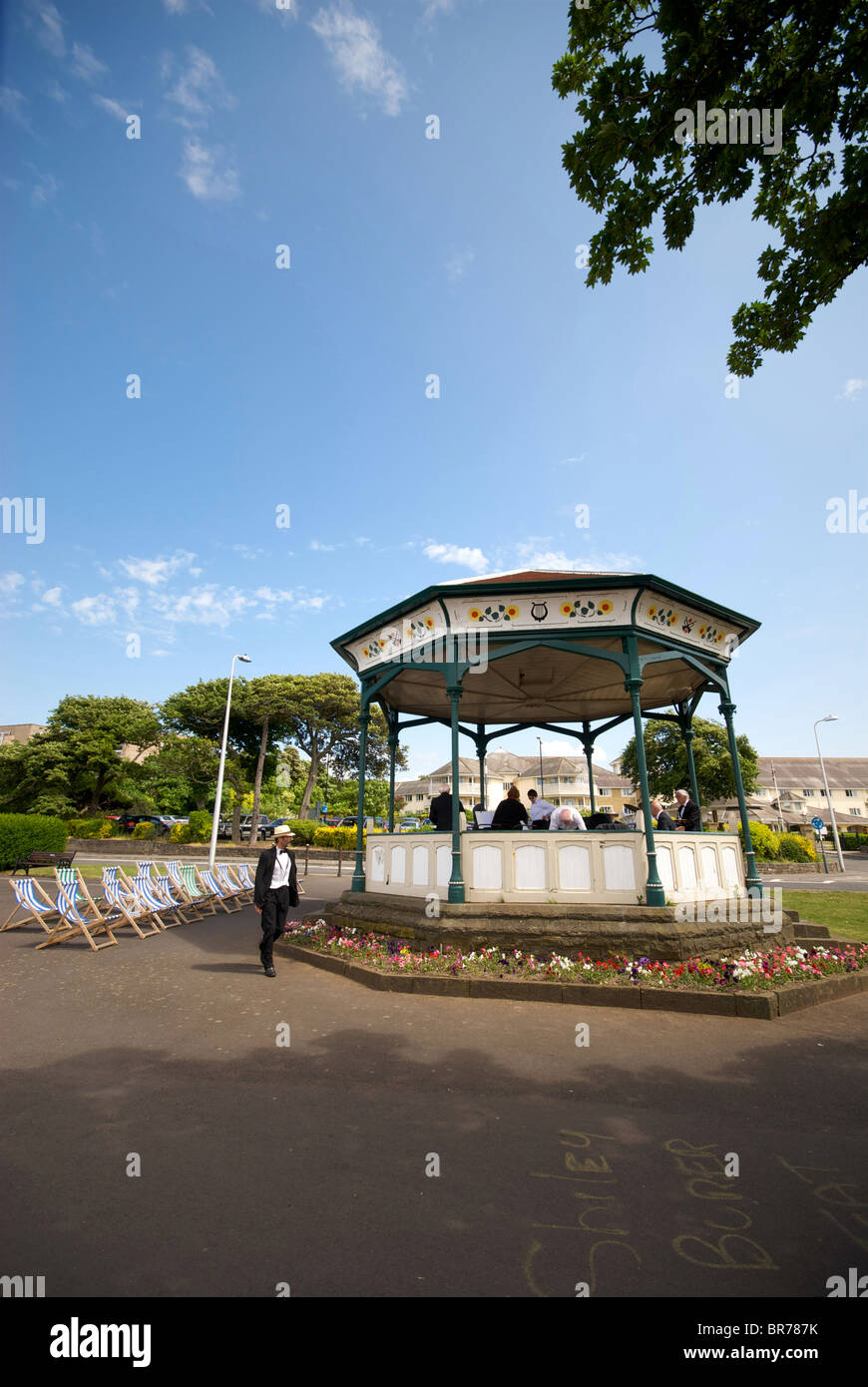 Clevedon North Somerset UK Bandstand Stock Photo - Alamy