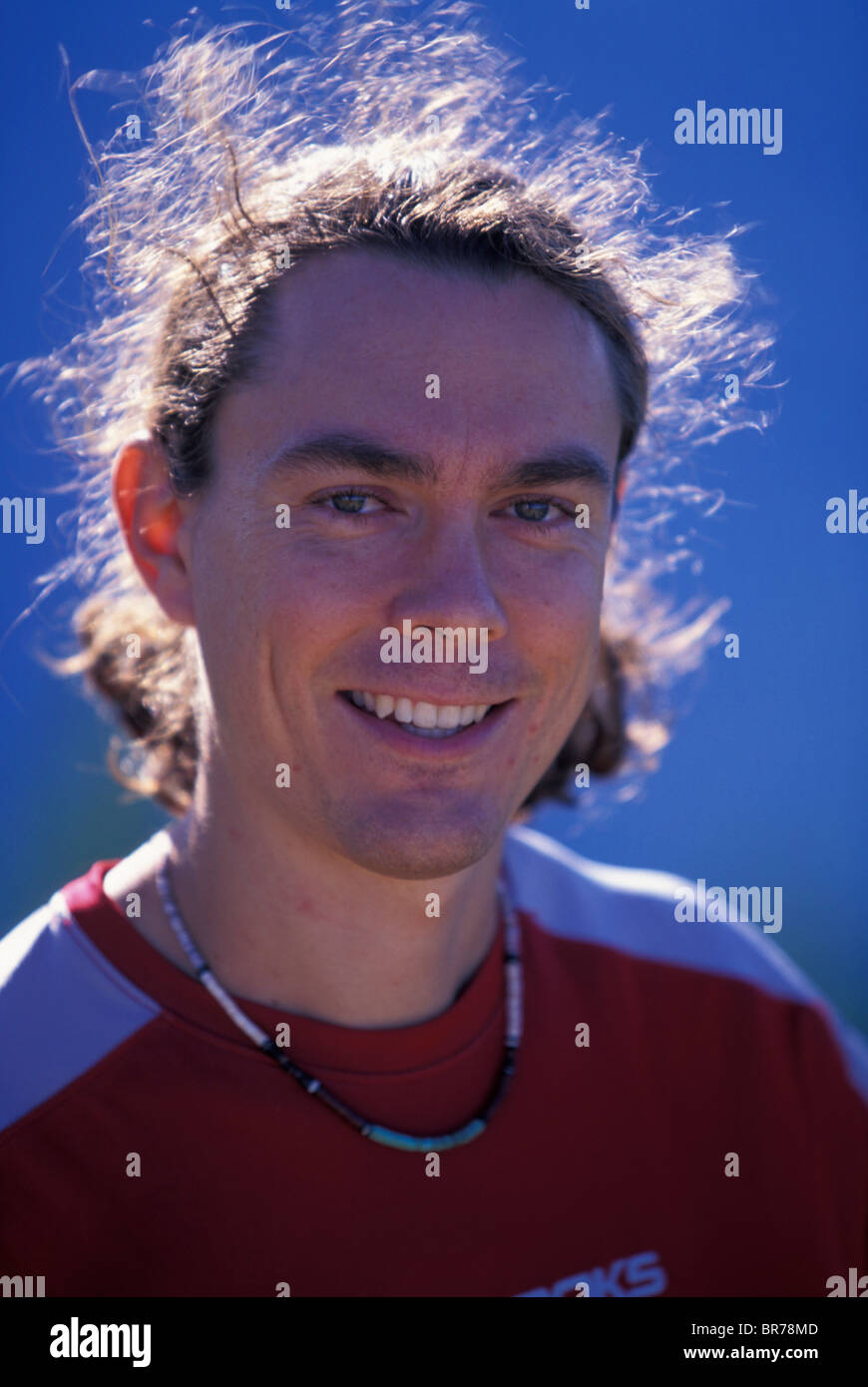Headshot of an ultramarathon runner in the Cascade Mountains Washington ...