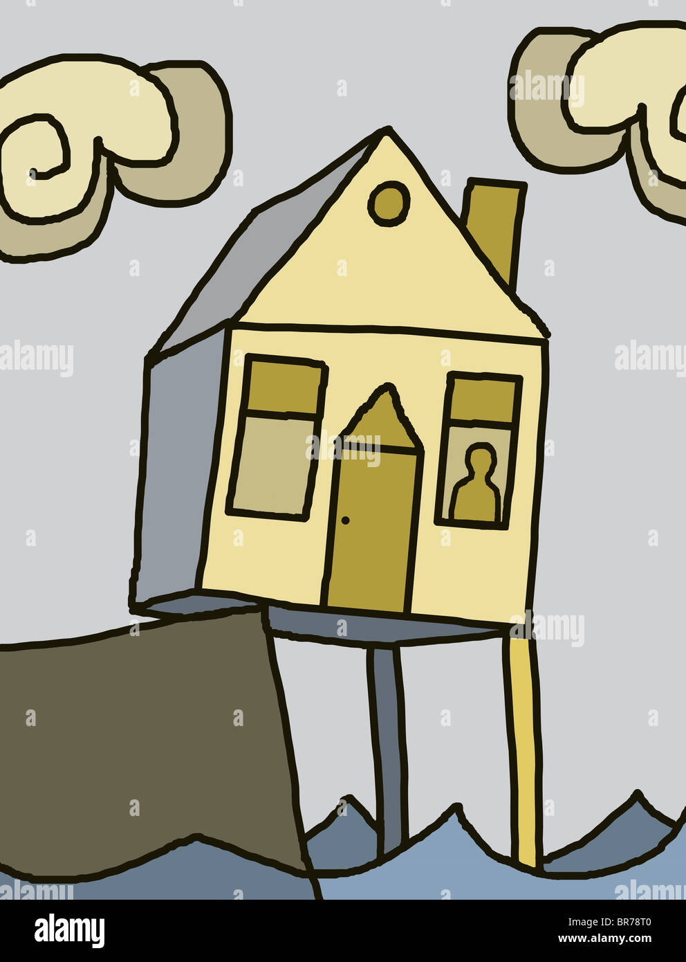 Balanced on the cliff edge hi-res stock photography and images - Alamy