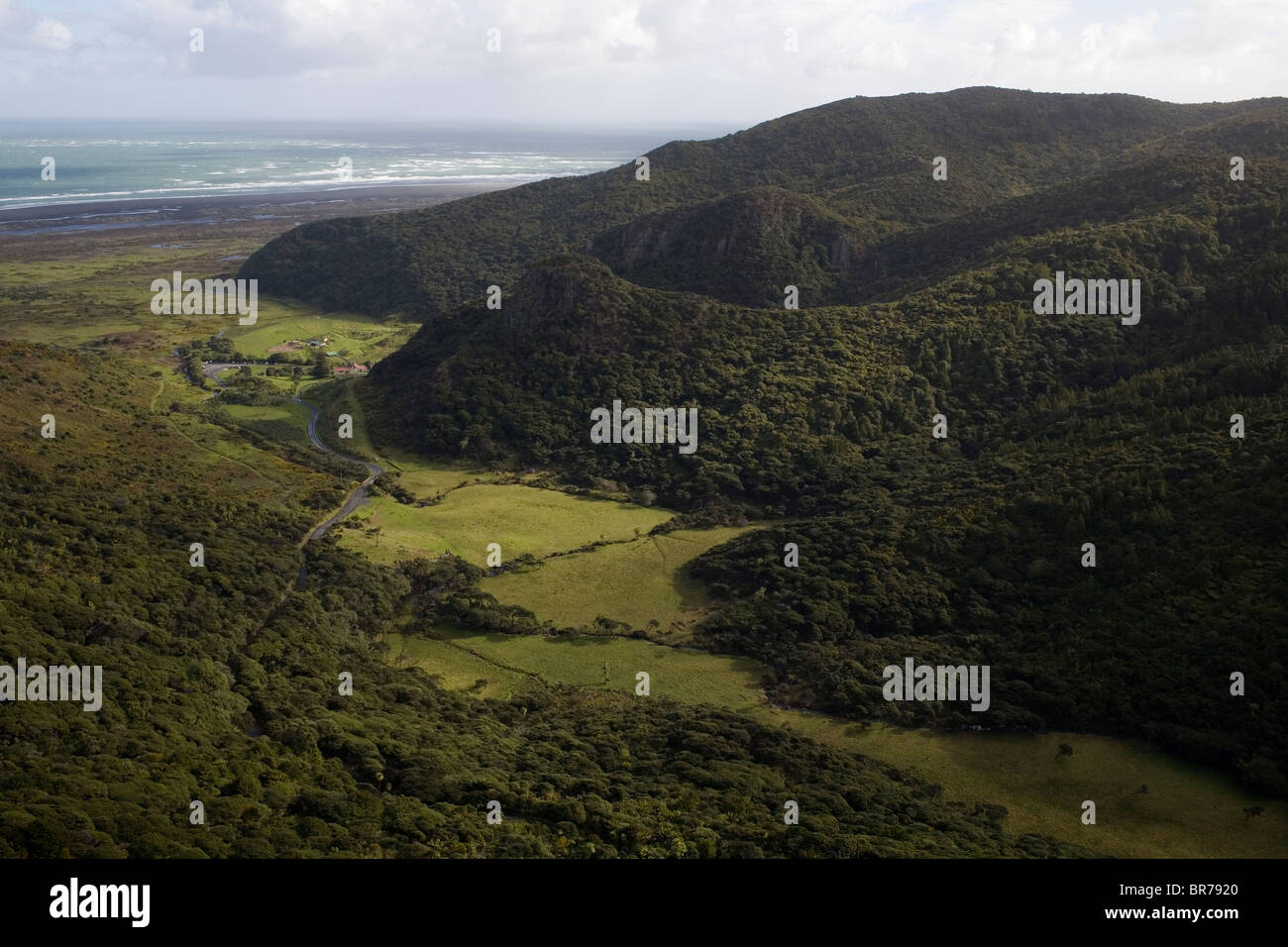 Whatipu in the Waitakere Ranges regional park on the west coast of New ...