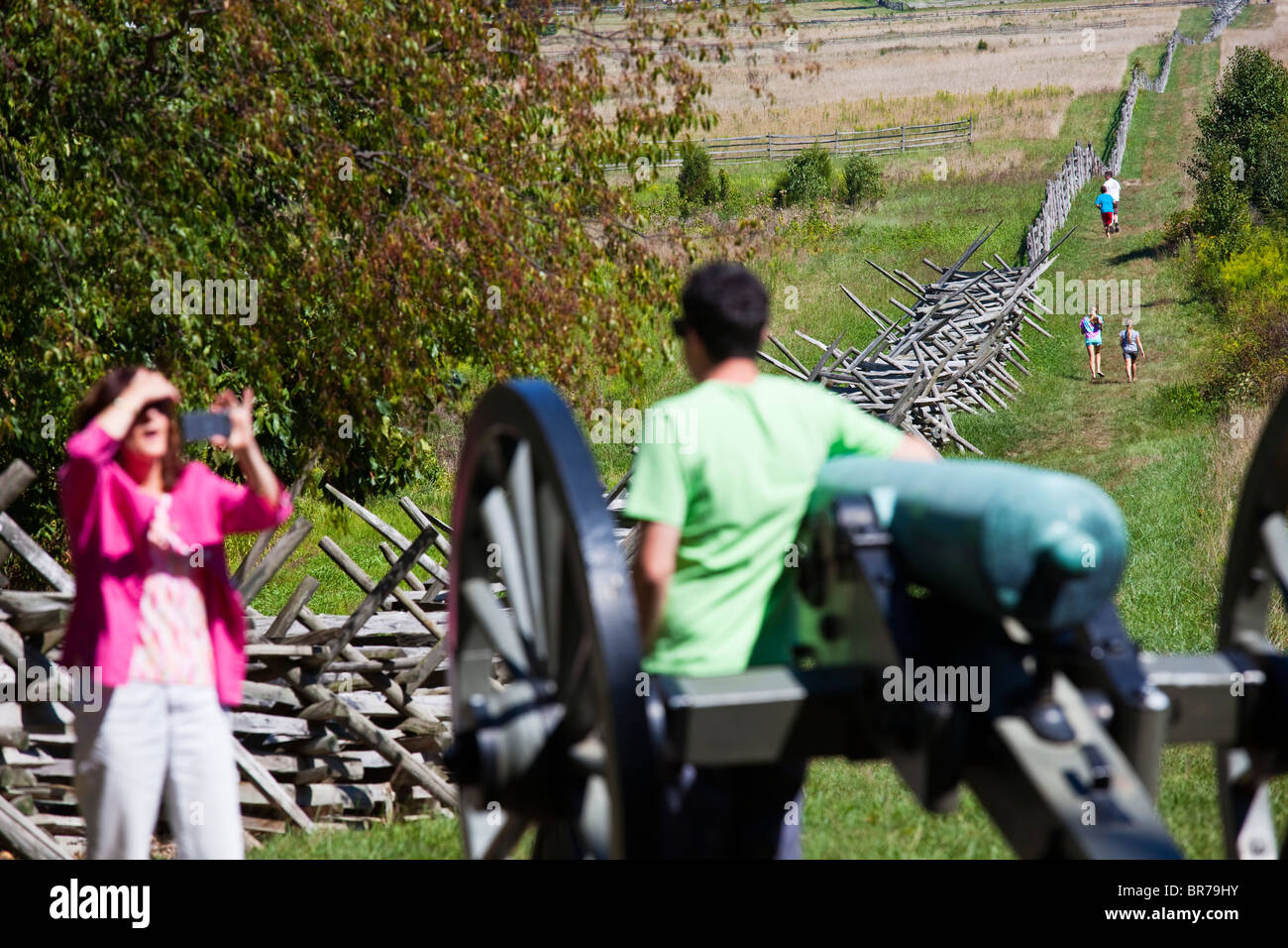 Gettysburg battlefield cannon hi-res stock photography and images - Alamy