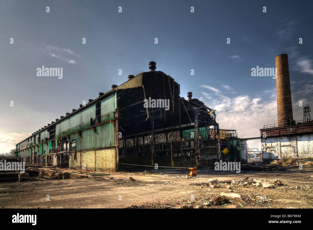 Abandoned Industrial Warehouse Stock Photo - Alamy