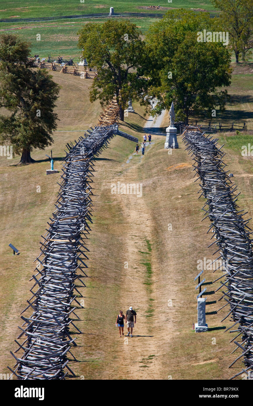 Sunken road civil war hi-res stock photography and images - Alamy