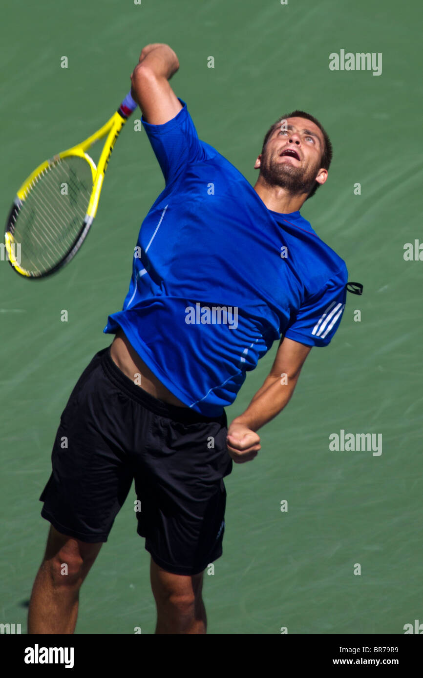 Mikhail Youzhny (RUS) competing at the 2010 US Open Tennis Stock Photo ...