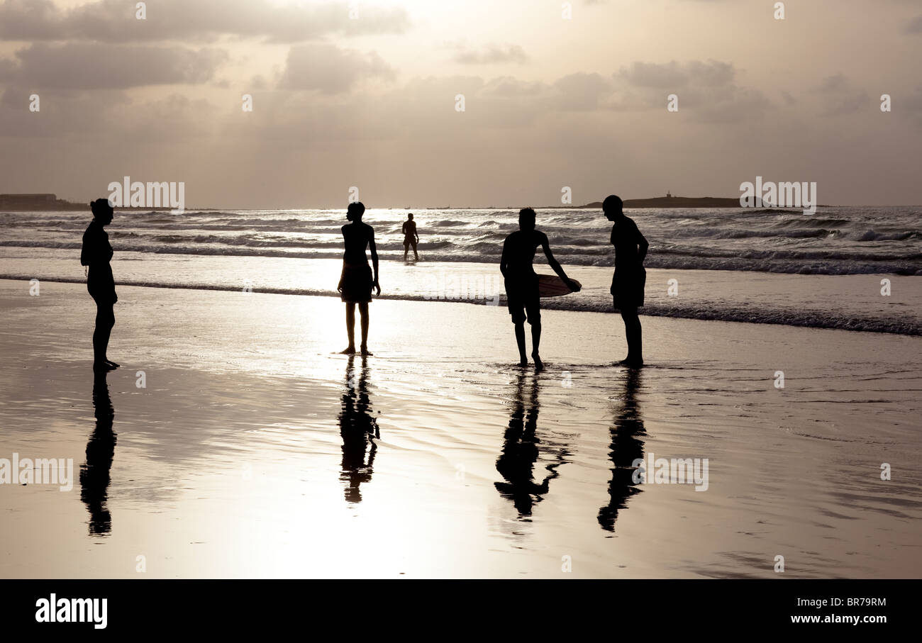 Senegal beach kids hi-res stock photography and images - Alamy