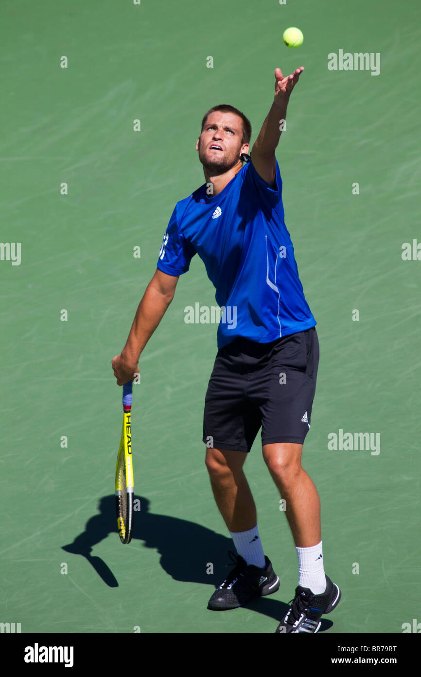 Mikhail Youzhny (RUS) competing at the 2010 US Open Tennis Stock Photo ...