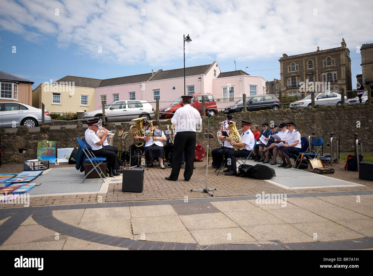 Clevedon North Somerset UK Salvation Army Band Stock Photo - Alamy