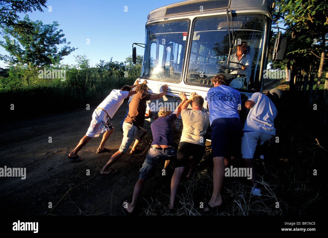 Bus in mud hi-res stock photography and images - Alamy