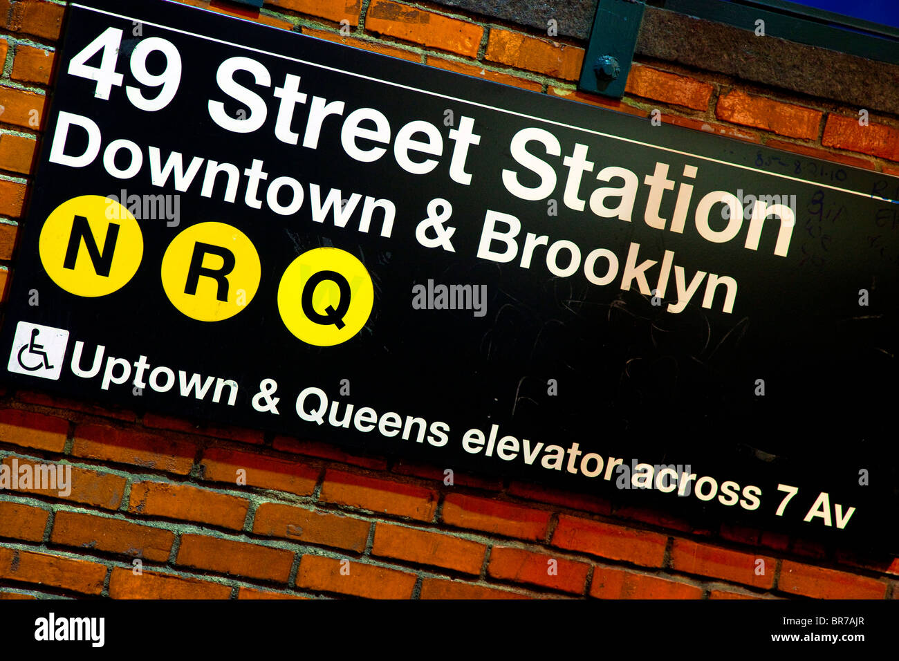 49th Street Subway Station near Times Square in Manhattan, New York ...