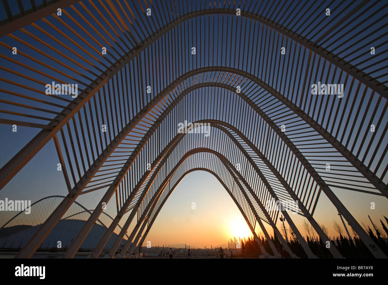 Olympic Sport Complex by Calatrava, Athens, Greece Stock Photo - Alamy