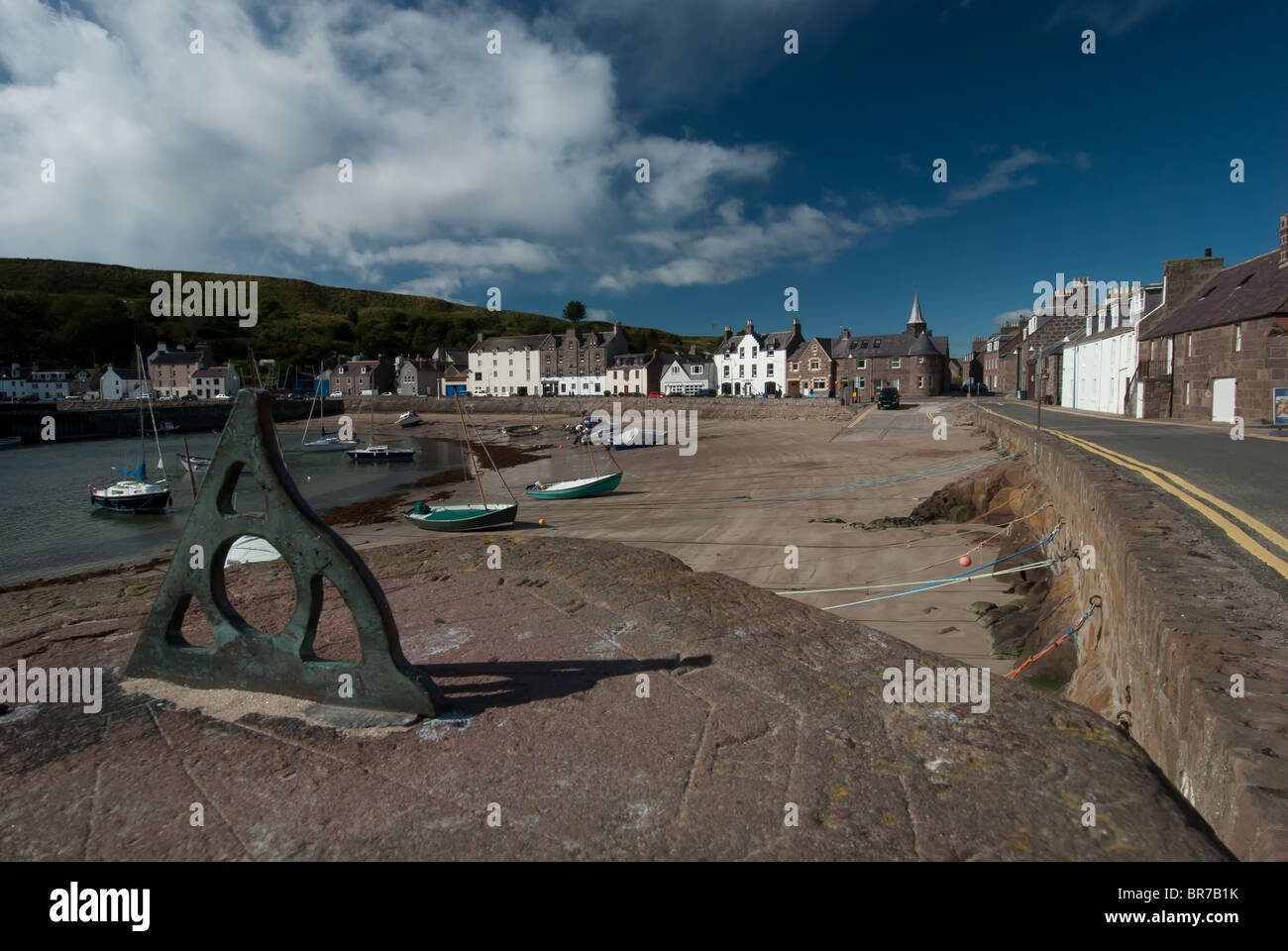 Sundial at Stonehaven Harbour Aberdeenshire Scotland UK Stock Photo - Alamy