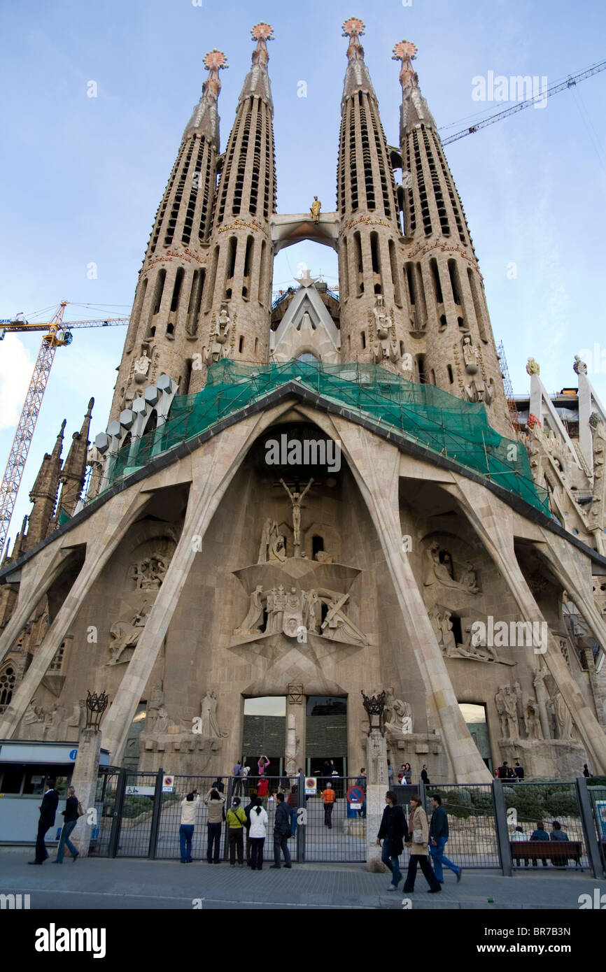 Statue in Barcelona Spain Stock Photo - Alamy