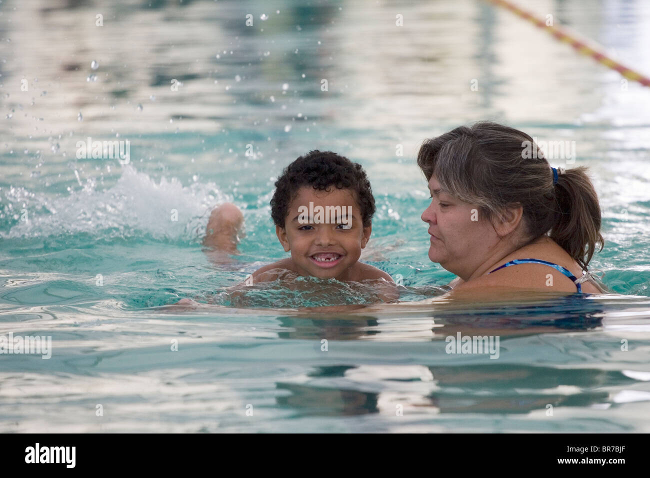 Paddling lesson hi-res stock photography and images - Alamy