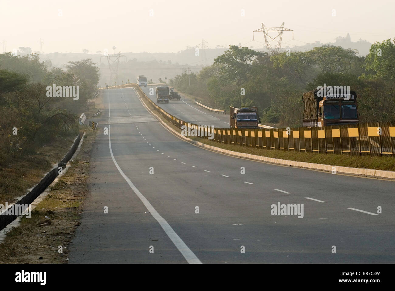 National Highway (NH7) near Hosur, Tamil Nadu Stock Photo - Alamy