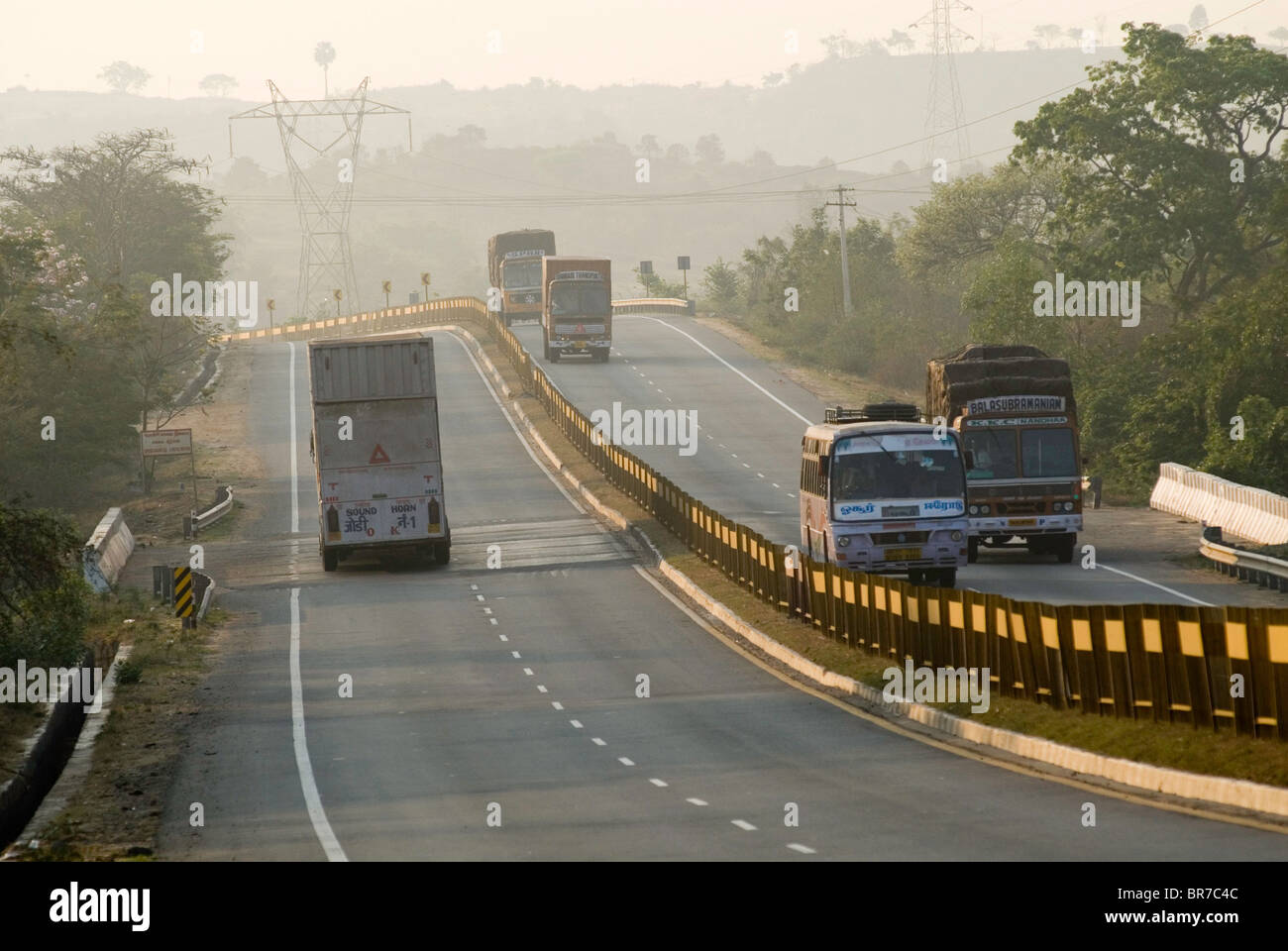 National Highway (NH7) near Hosur, Tamil Nadu Stock Photo - Alamy