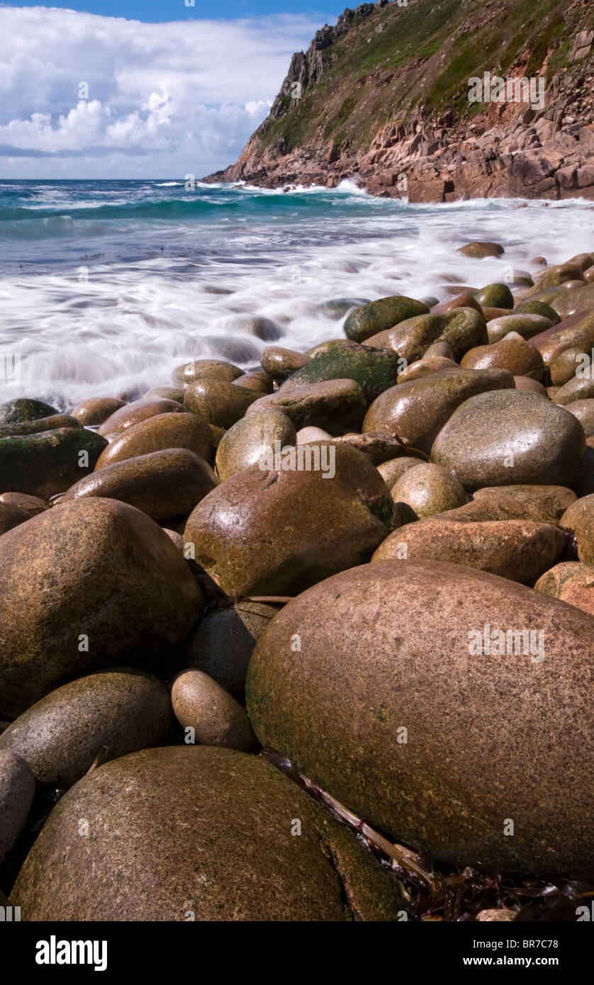 Rocks cliffs porth nanven hi-res stock photography and images - Alamy