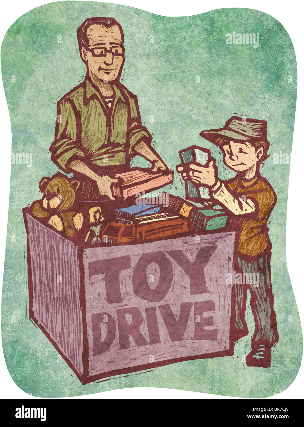 Two men and a boy two men and a boy Cut Out Stock Images & Pictures - Alamy