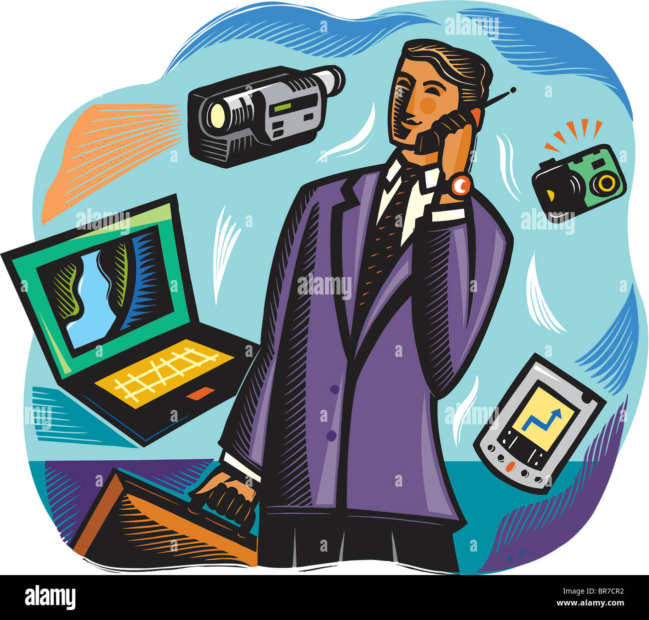 high tech business Stock Photo - Alamy