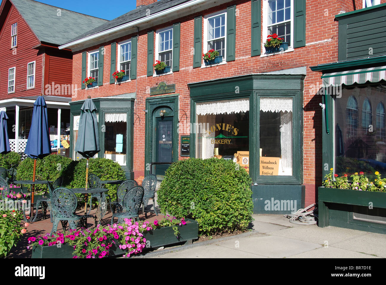 Cafe on Main Street Stock Photo - Alamy