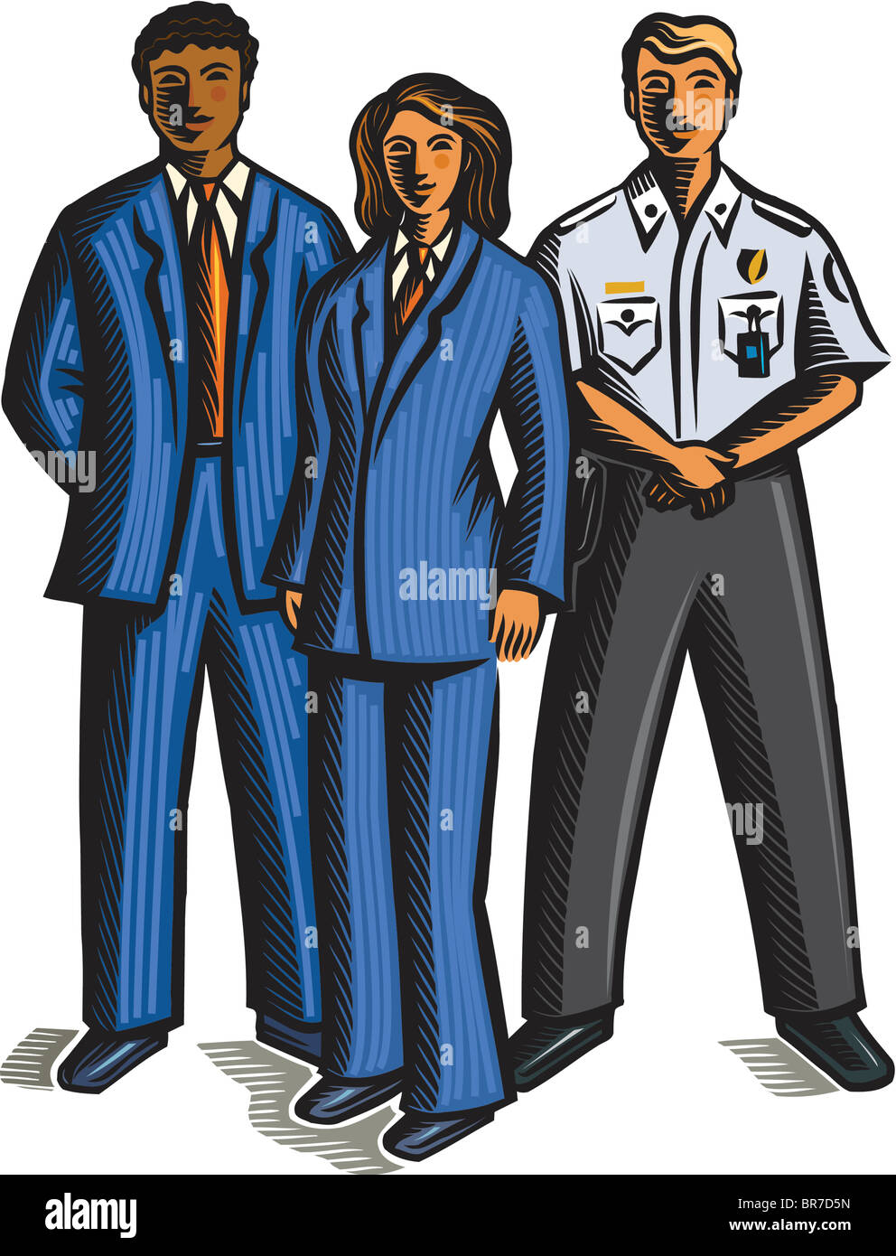 Uniformed line hi-res stock photography and images - Alamy