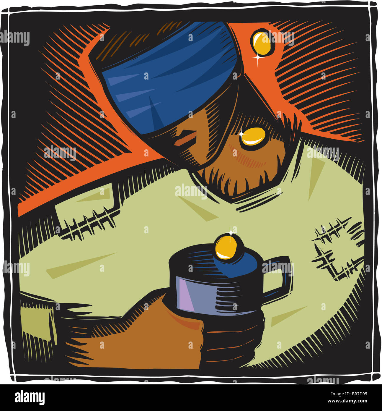 Blind beggar hi-res stock photography and images - Alamy