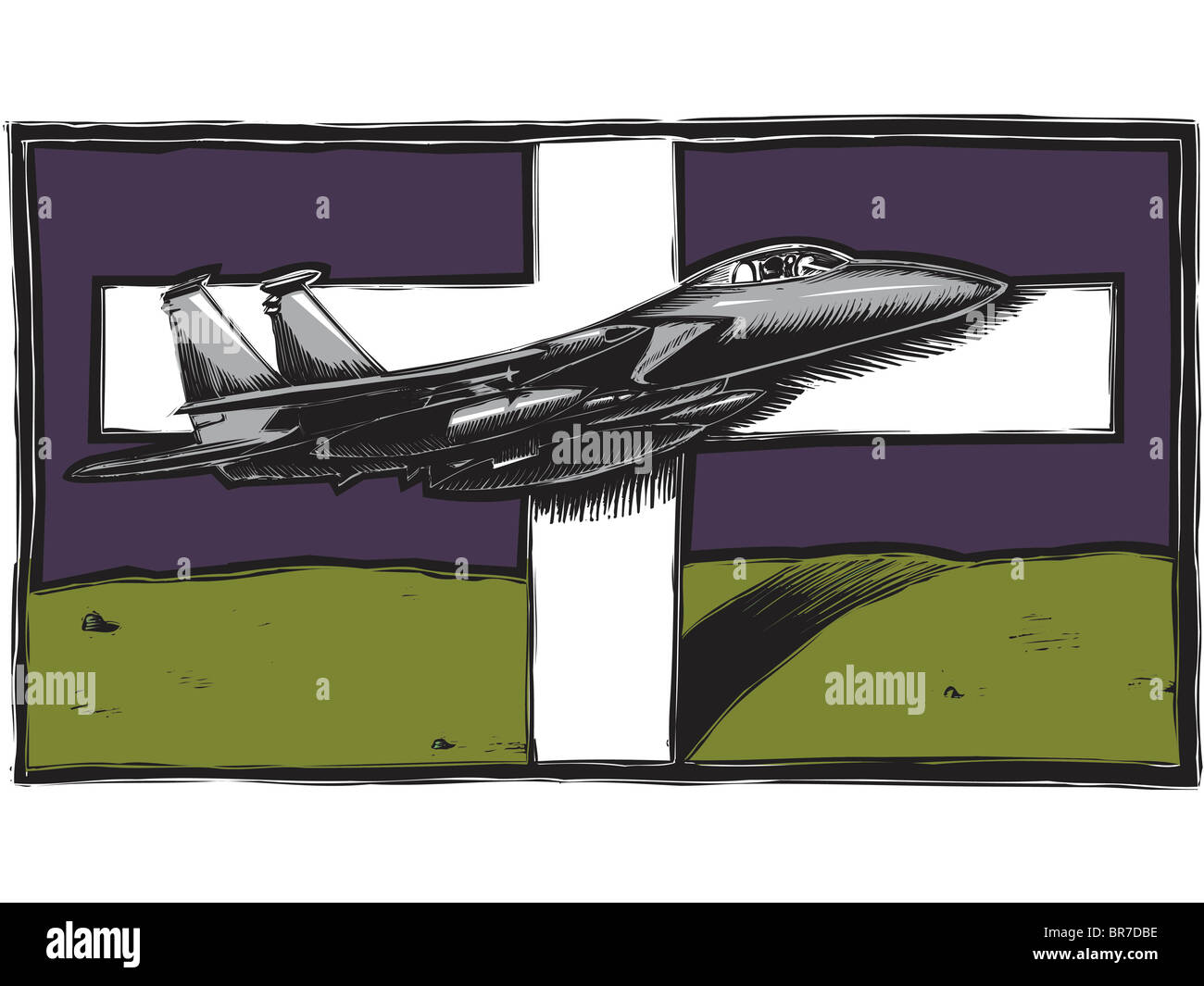 Fighter cross hi-res stock photography and images - Alamy