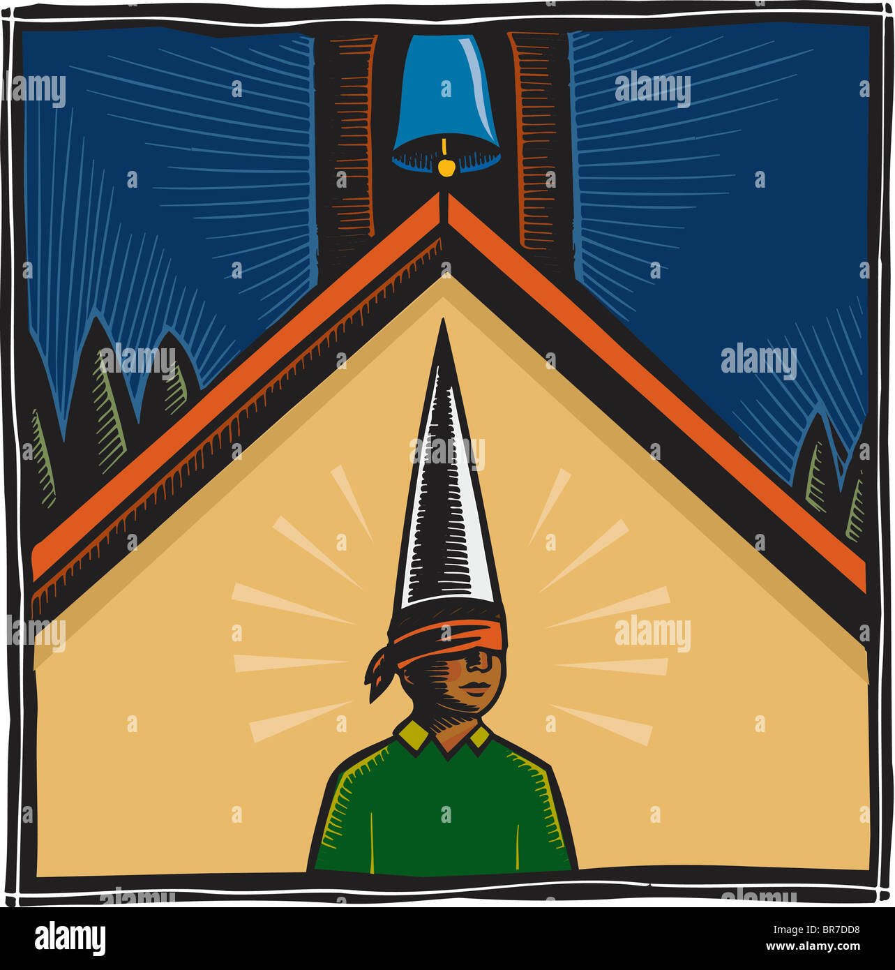 Dunce cap boy hi-res stock photography and images - Alamy