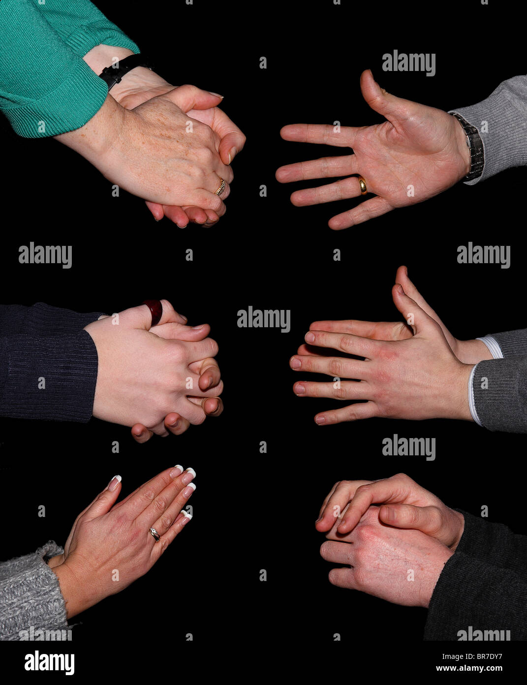 Team hands hi-res stock photography and images - Alamy