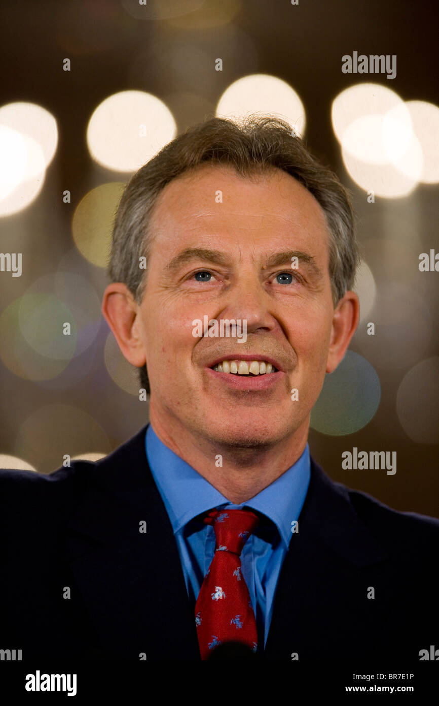 Tony Blair at the White House Stock Photo - Alamy