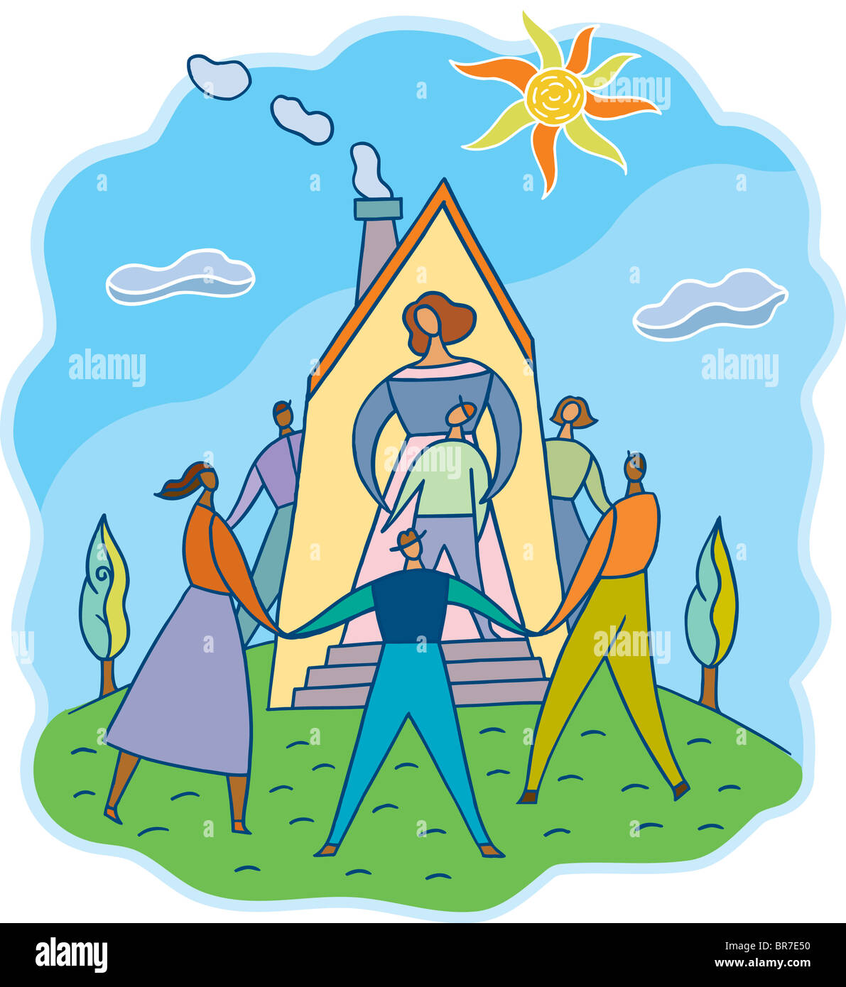 community housing project Stock Photo - Alamy