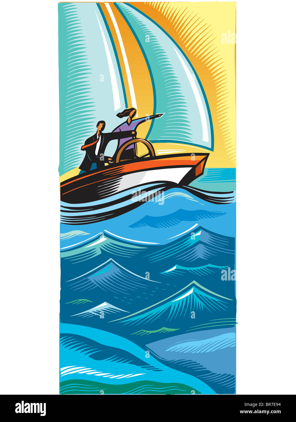 Boat navigating instructions hi-res stock photography and images - Alamy