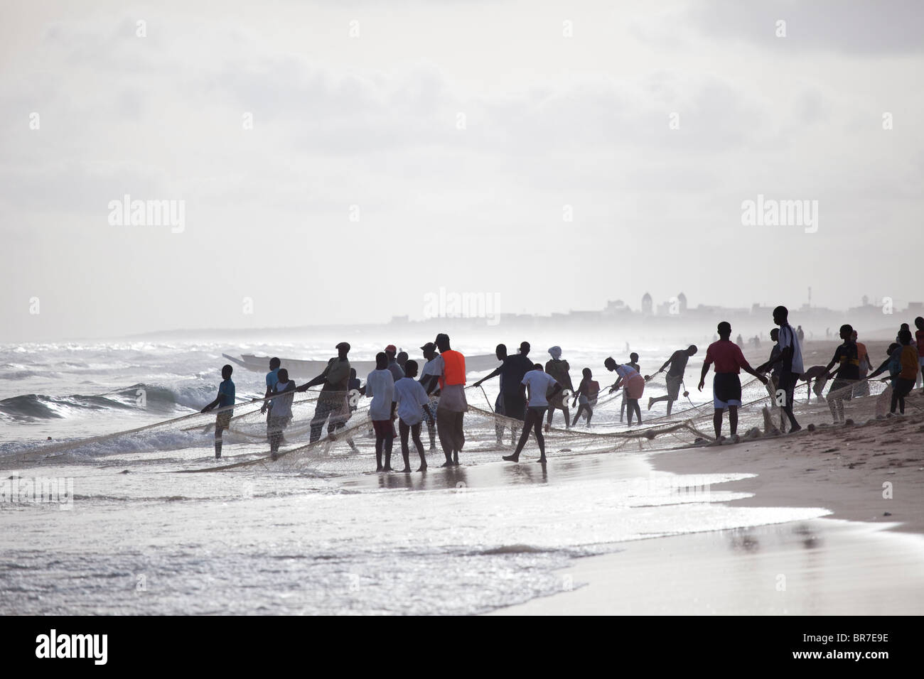 Senegal beach kids hi-res stock photography and images - Alamy