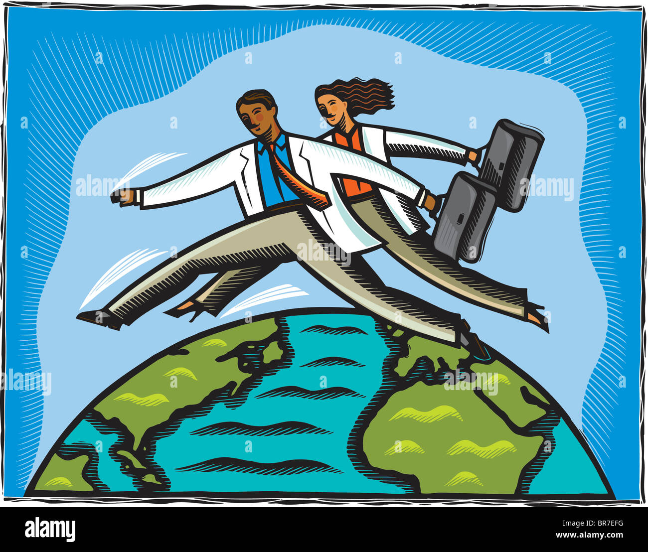 Leaping across the world hi-res stock photography and images - Alamy
