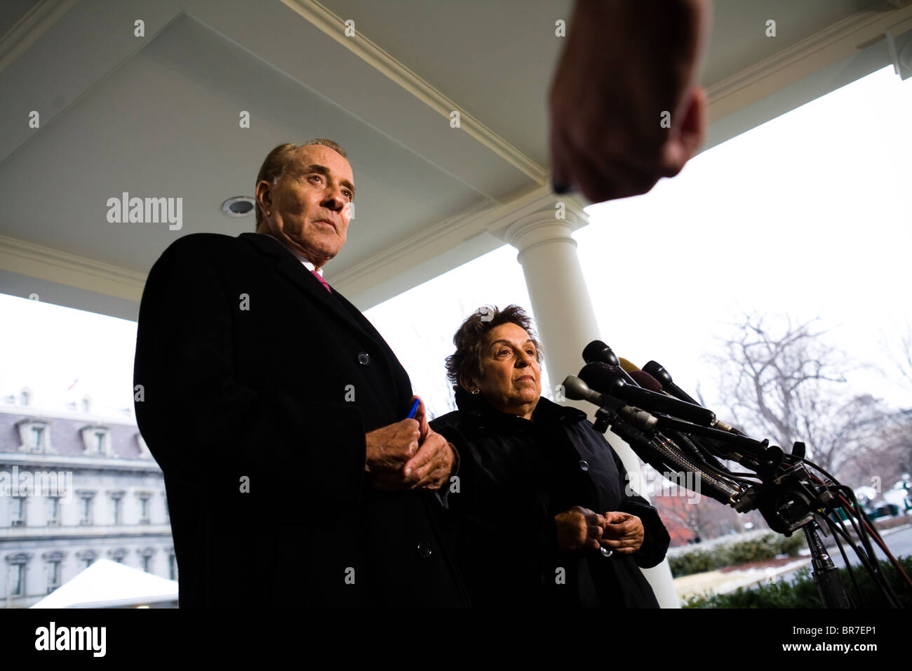 President Bush meets with Bob Dole and Donna Shalala on their co ...