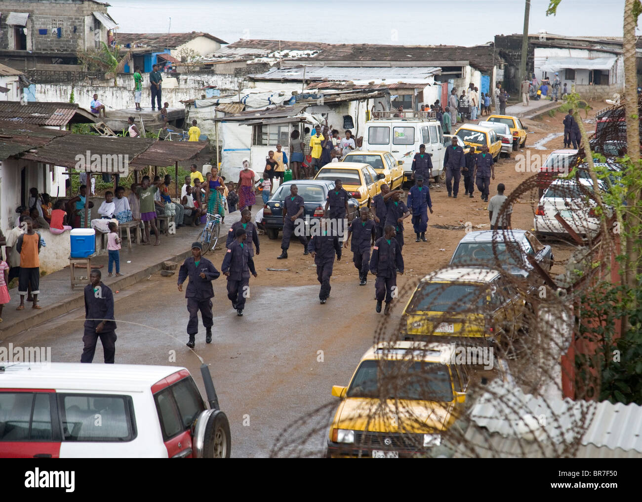 Liberian police hi-res stock photography and images - Alamy