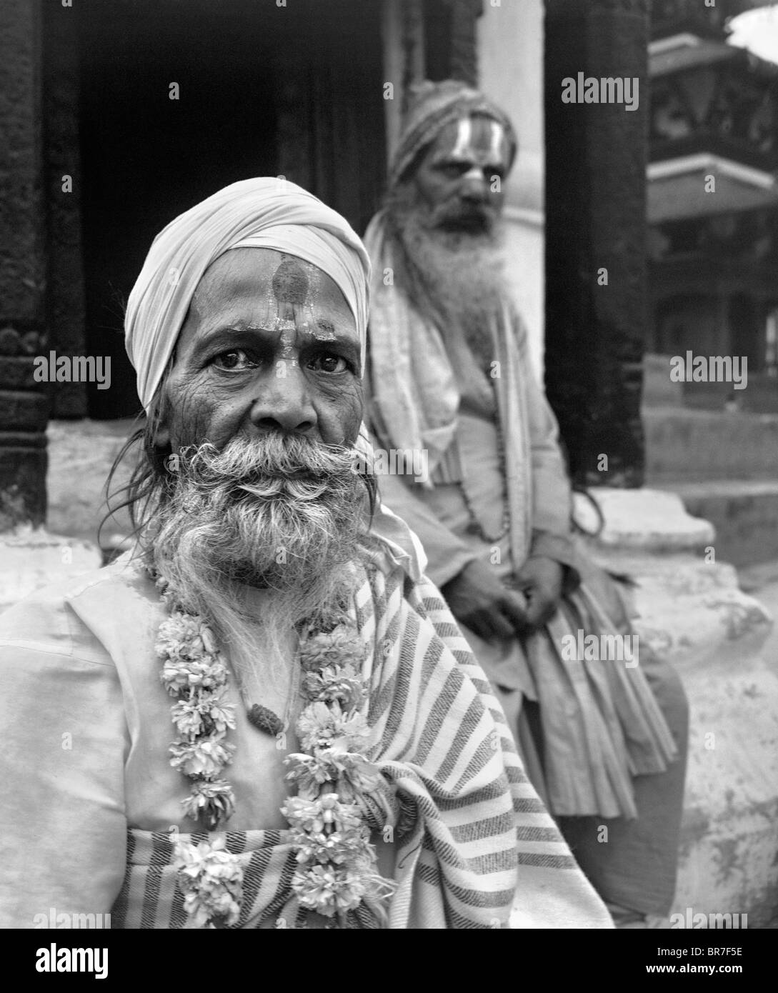 Two people in white Black and White Stock Photos & Images - Alamy