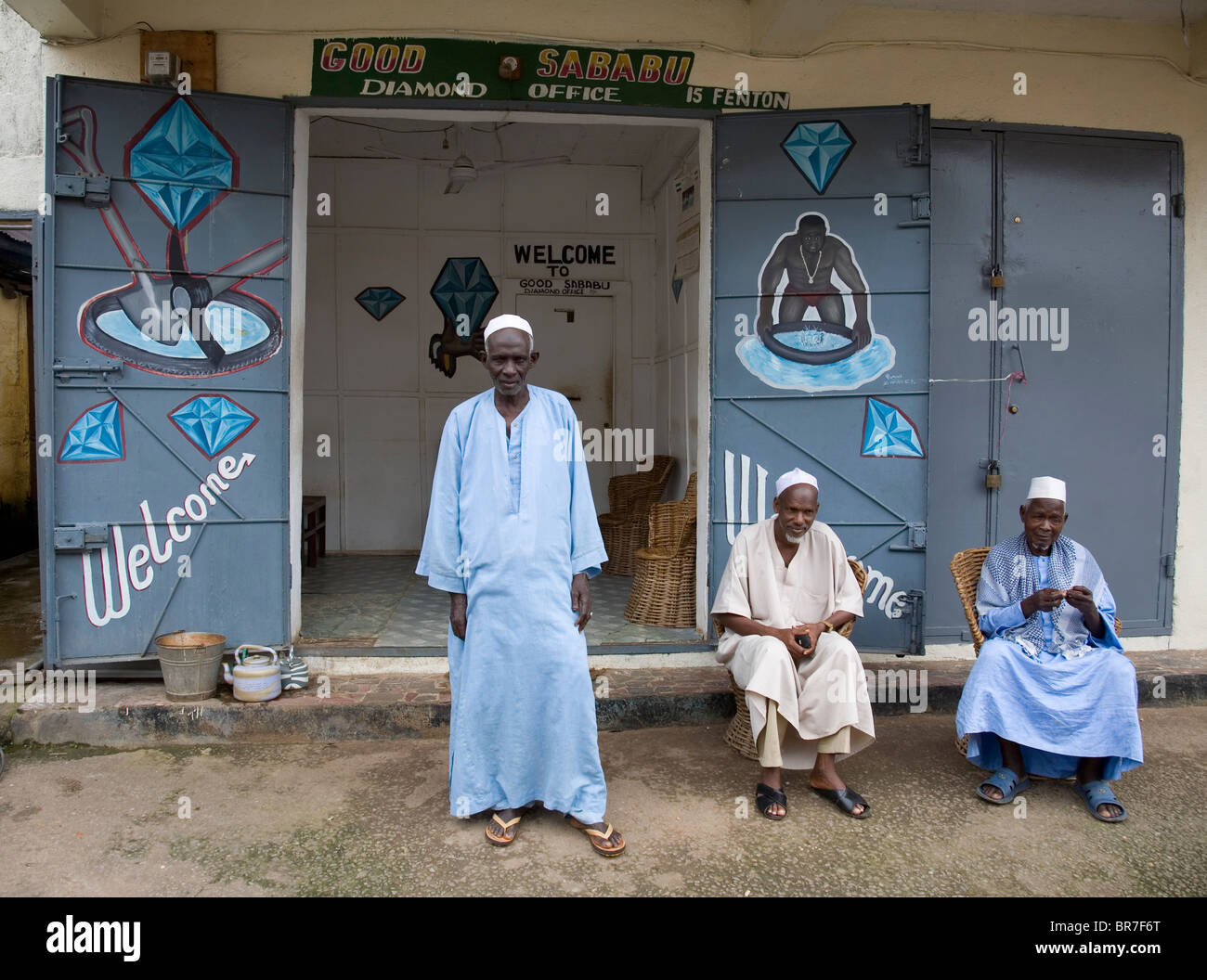 Sierra leone diamond office hi-res stock photography and images - Alamy
