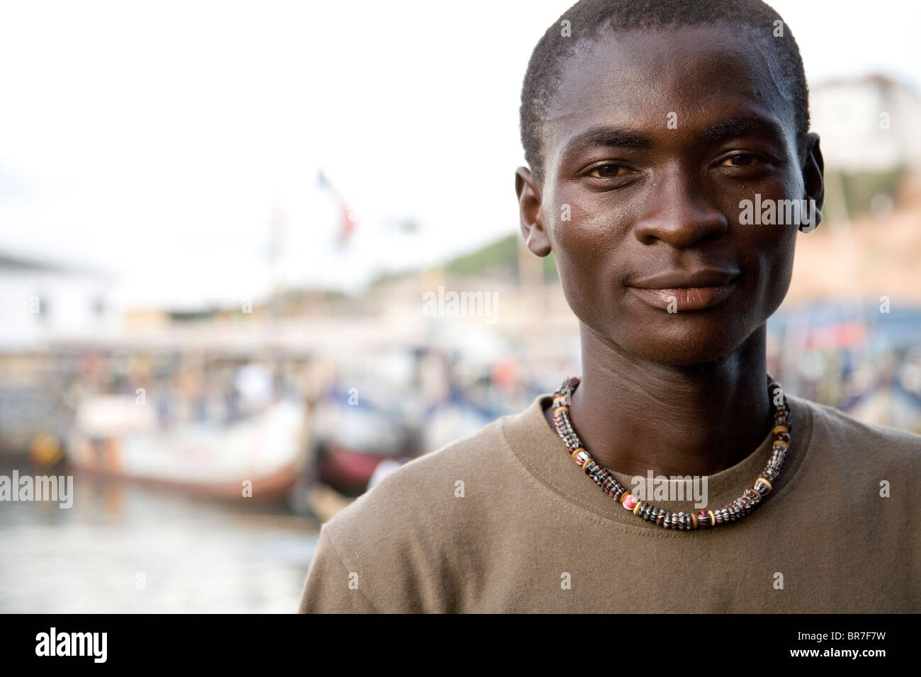 Portrait of a young Ghanaian man Stock Photo - Alamy