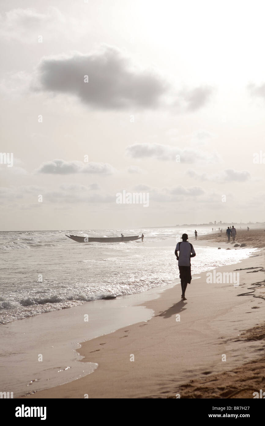 Senegal beach kids hi-res stock photography and images - Alamy