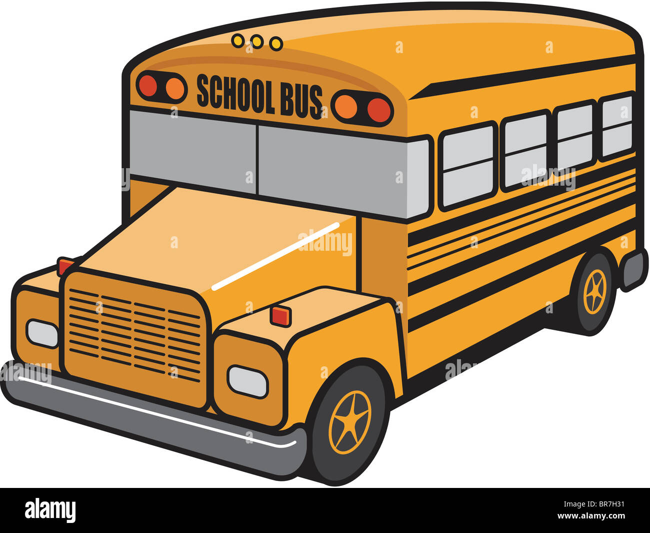 Cartoons bus hi-res stock photography and images - Alamy