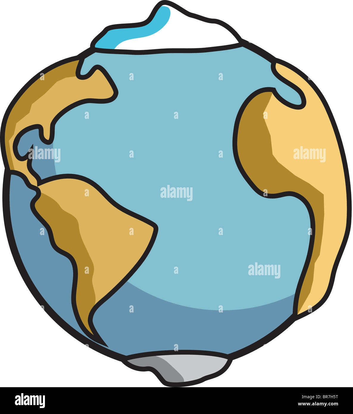 A graphic representation of the Earth Stock Photo - Alamy