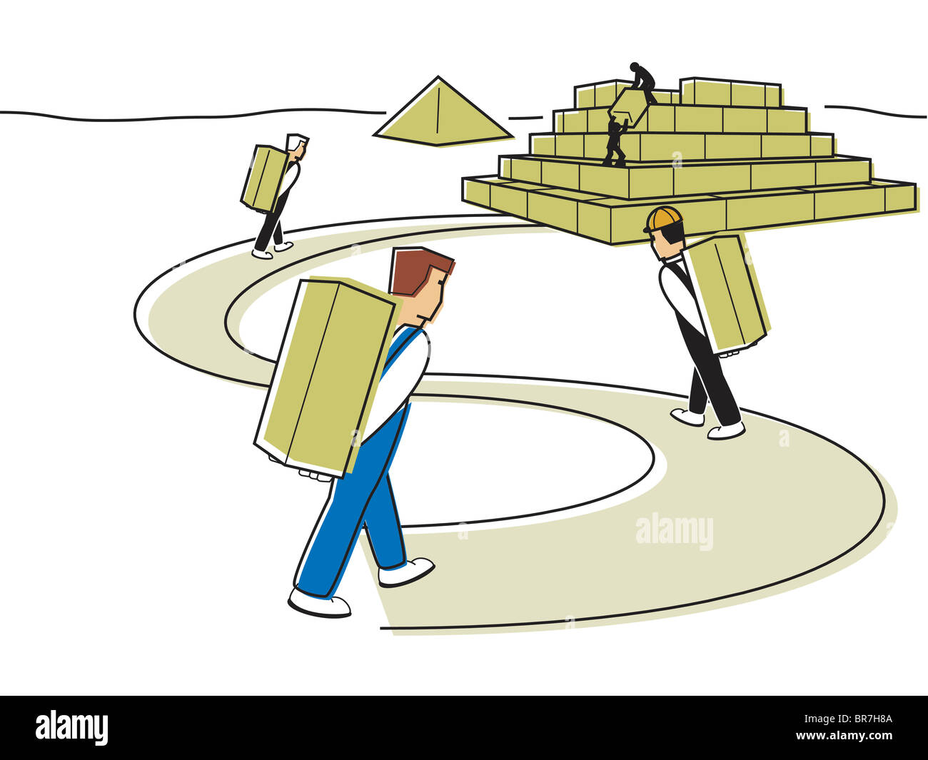 Blocks of a pyramid hi-res stock photography and images - Alamy