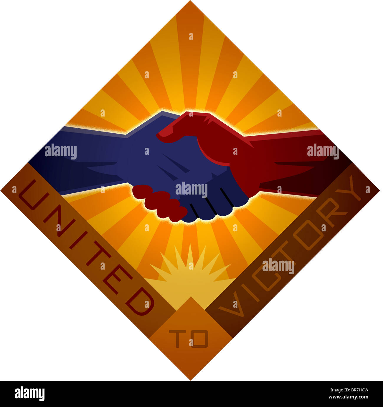 Drawing of a handshake Stock Photo - Alamy