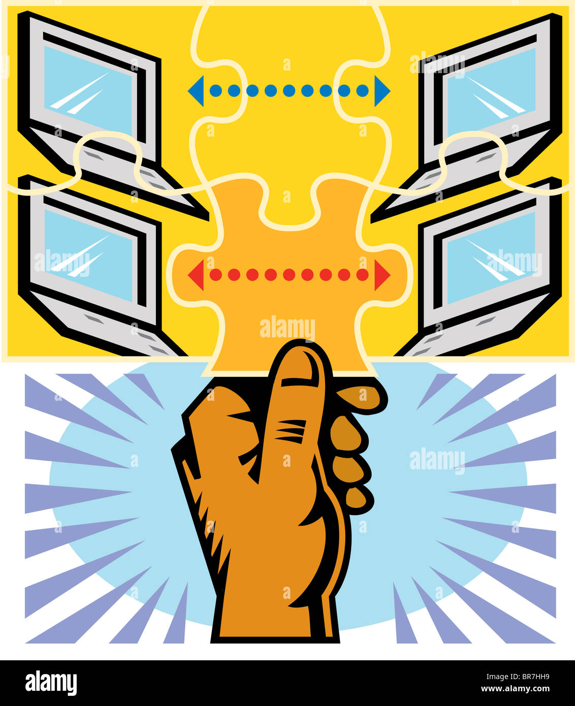 Intranet cartoons hi-res stock photography and images - Alamy